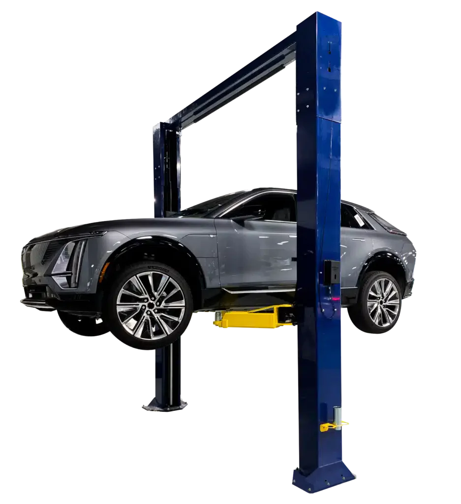 Challenger Lifts 12K Heavy Duty 2-Post Adjustable Car Lift for Low Cei ...