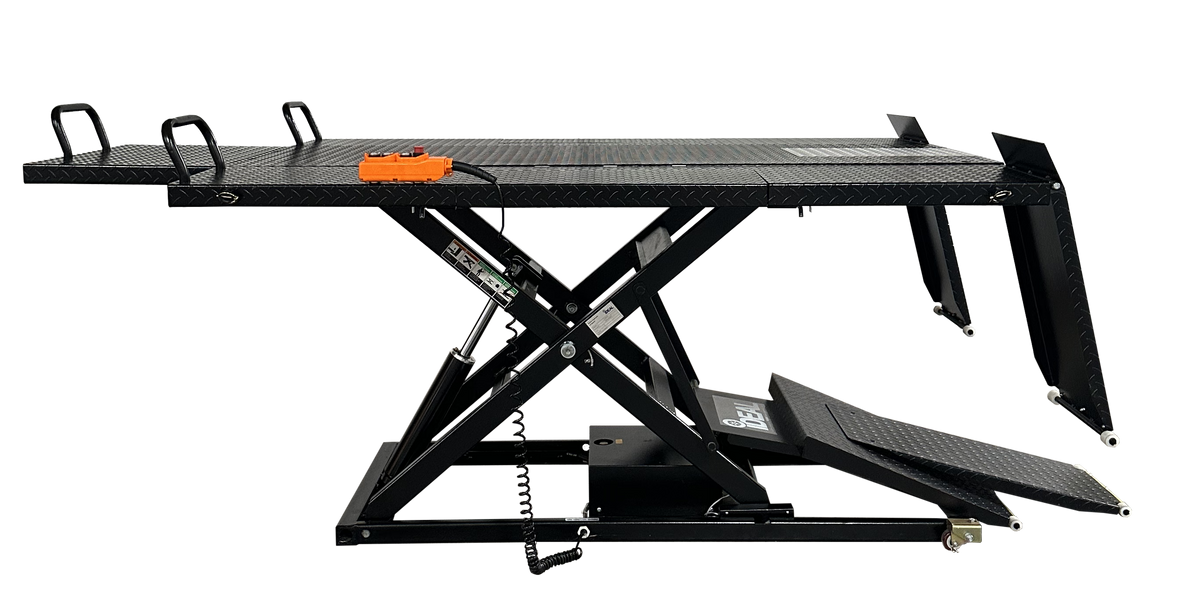 iDEAL Electric Hydraulic UTV Lift U-2200IEH-XR-BLK — Freedom Shop Equipment