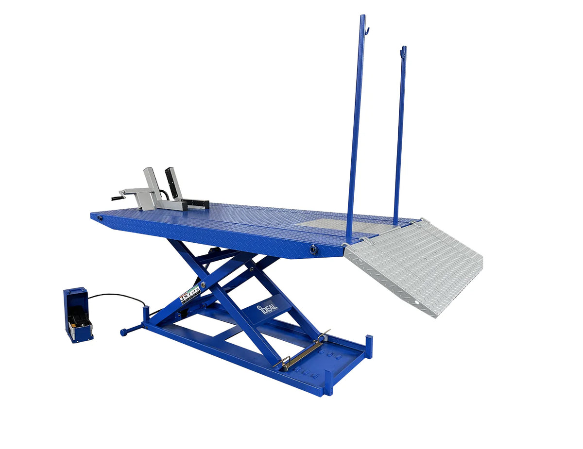 iDEAL Tool Air/Hydraulic Motorcycle Lift Benches M-1500C-HR — Freedom ...